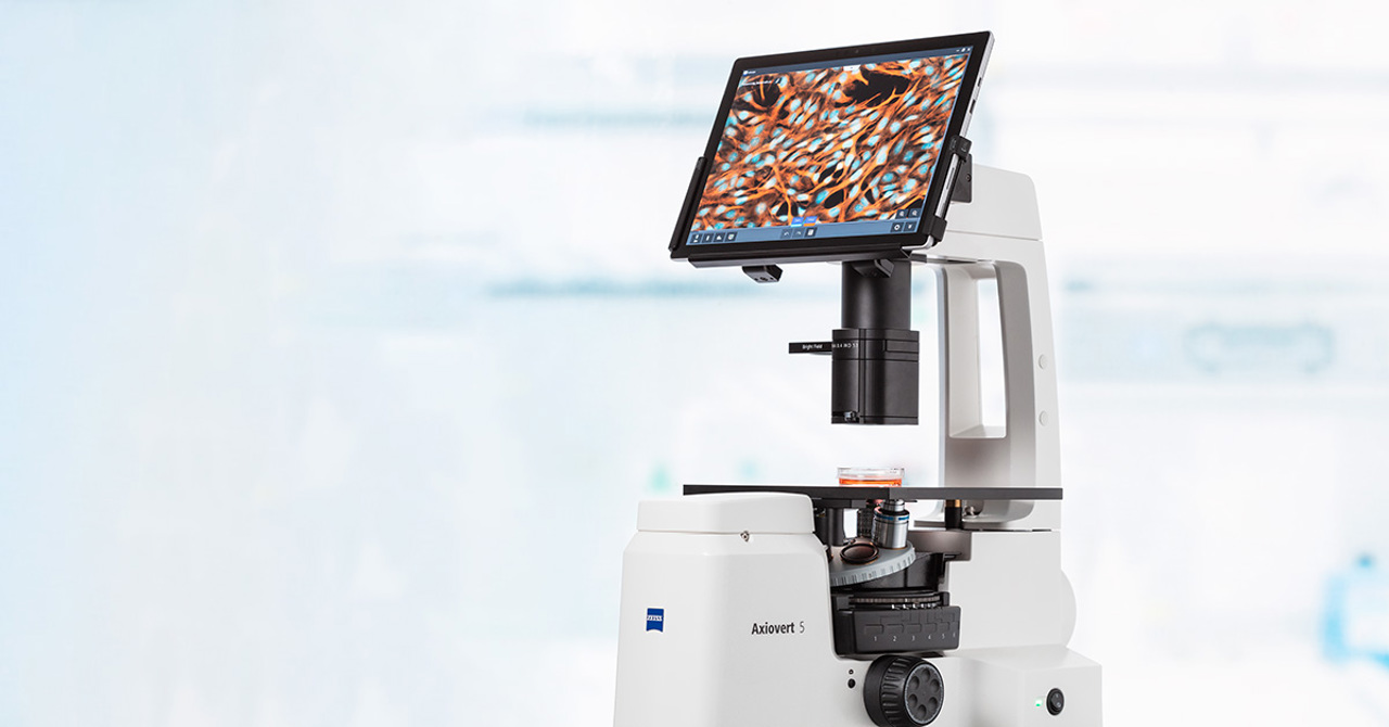 ZEISS Axiovert 5 digital – Omvendt mikroskop med kamera og AI | MedicVision